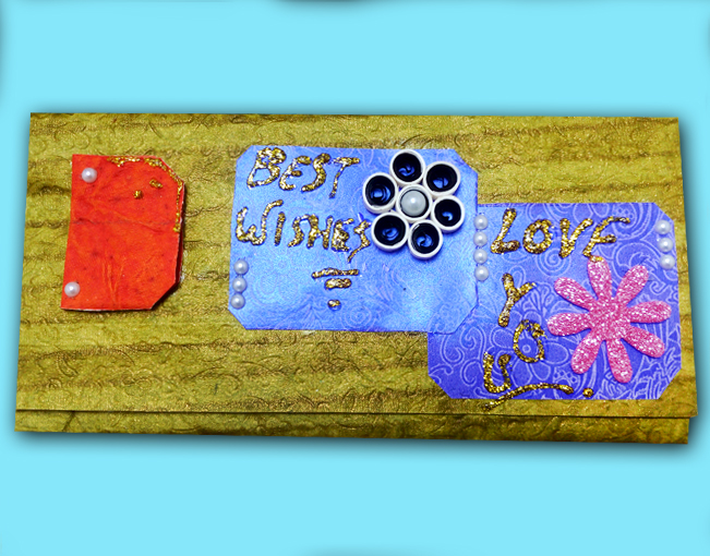 Green Leaf – Handmade Card – SeeMyMarriage