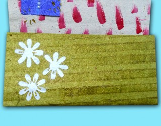 Green Leaf – Handmade Card – SeeMyMarriage