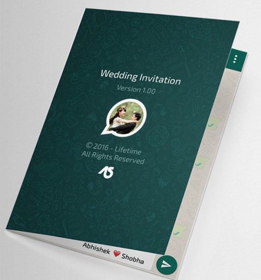 Whatsapp Themed Wedding Invitation Card – SeeMyMarriage