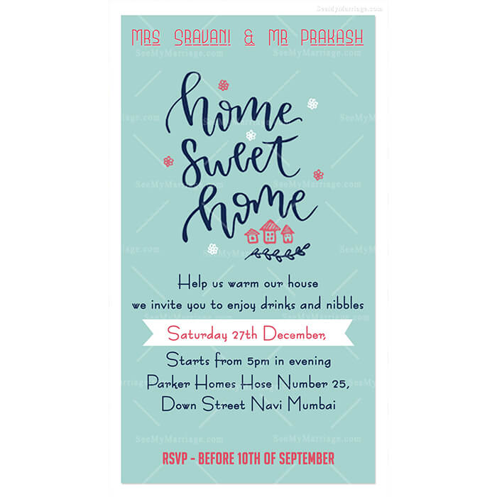 Modern Housewarming E-card Invitation – SeeMyMarriage