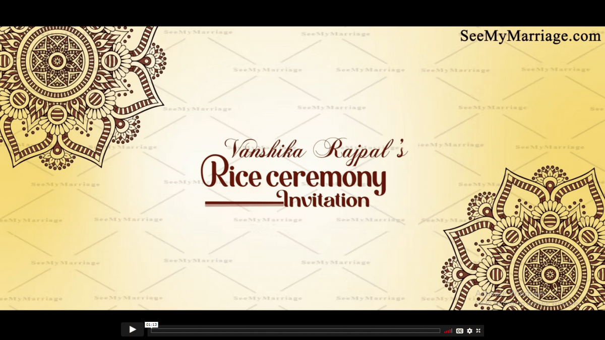 Rice Eating ceremony – SeeMyMarriage
