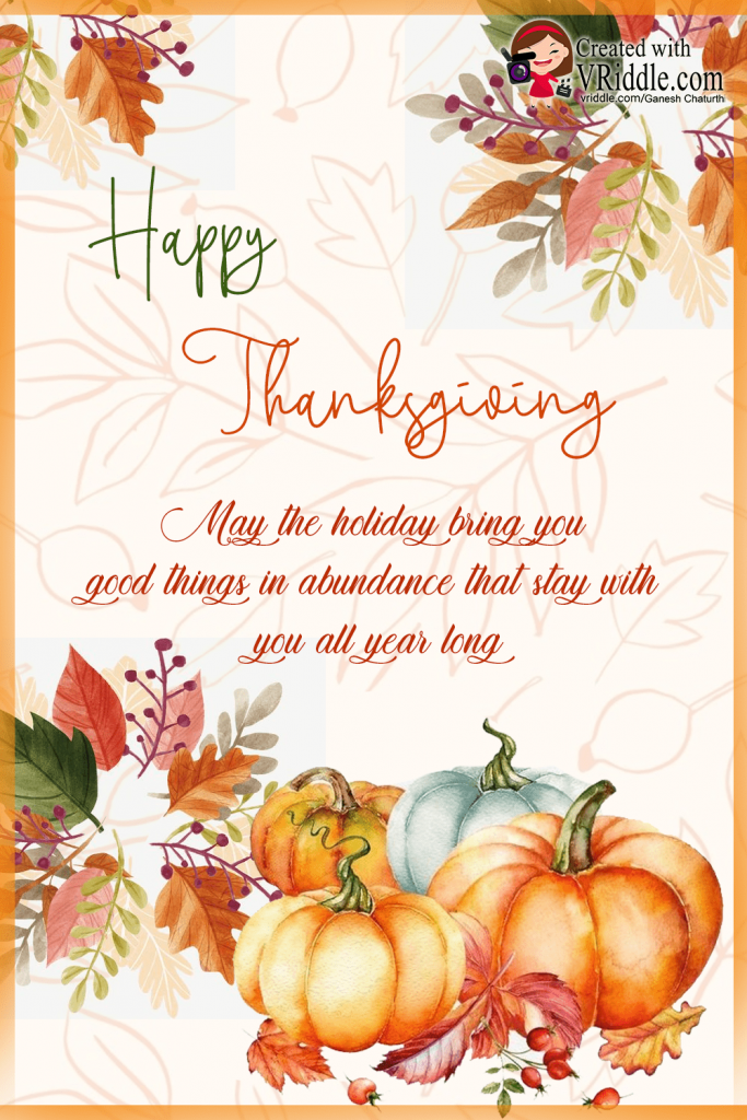 Thanksgiving Greetings – Cards, Videos and Gifs for Family and Church ...
