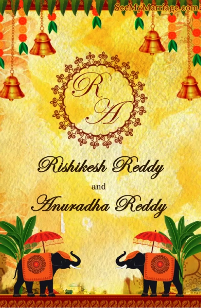 Pelli Muhurtham Telugu Wedding Invitation Video – 219893 – Free ...