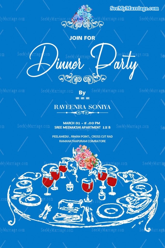Dinner Party Invitations – SeeMyMarriage