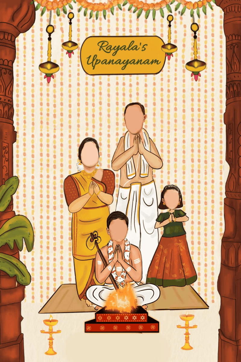Upanayan Upanayanam Thread Ceremony Invitations Cards and Videos ...