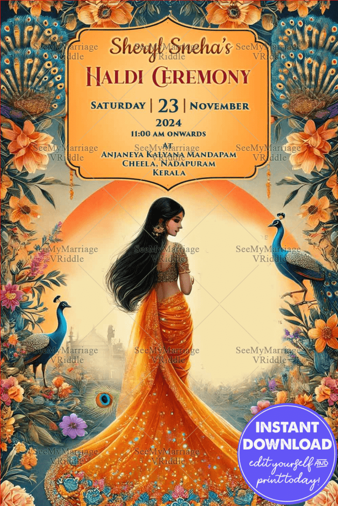 Haldi Invitations and Haldi Designs | E Cards Videos and Gifs ...