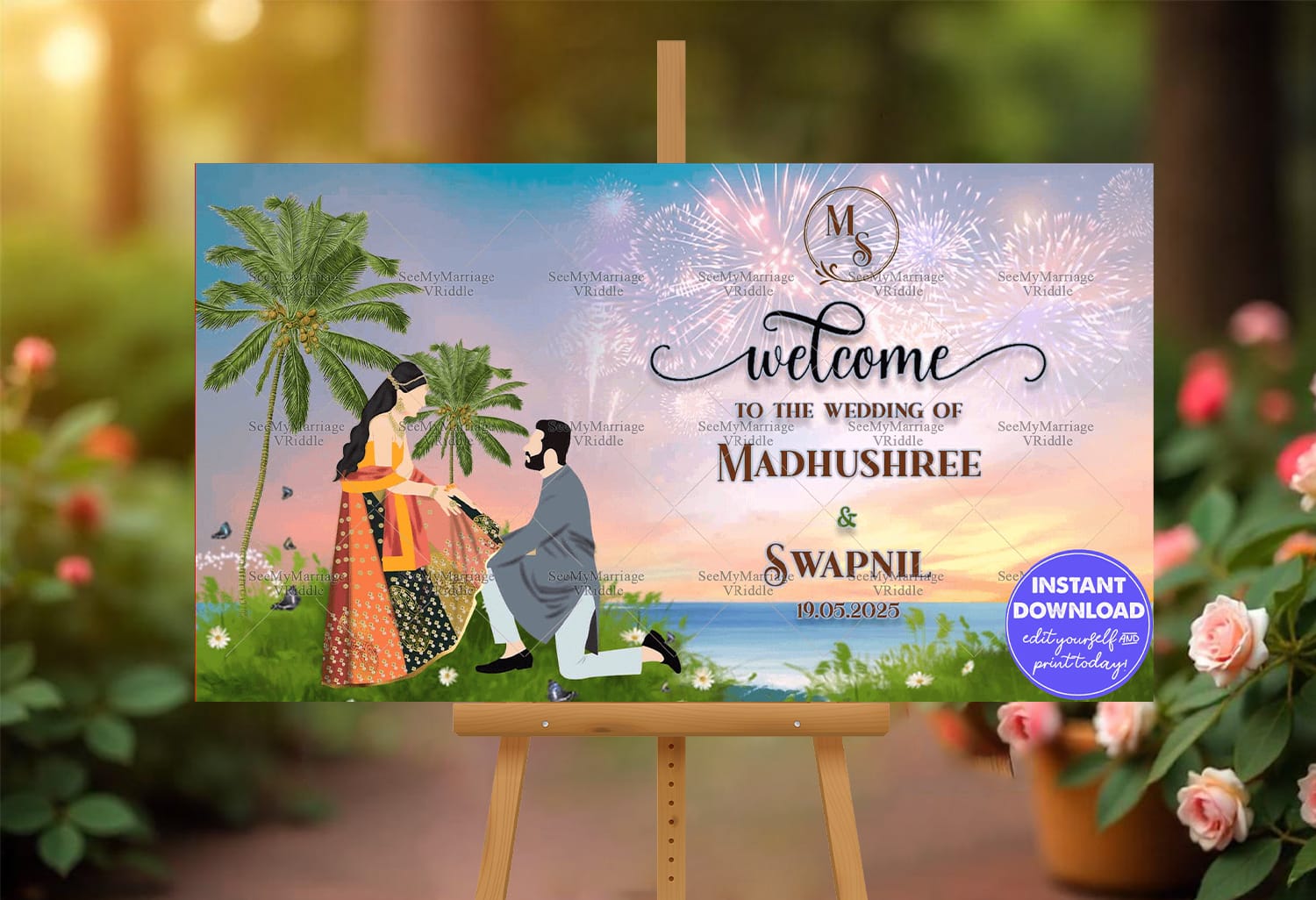 Background wedding banner | Beachweddingtips.com