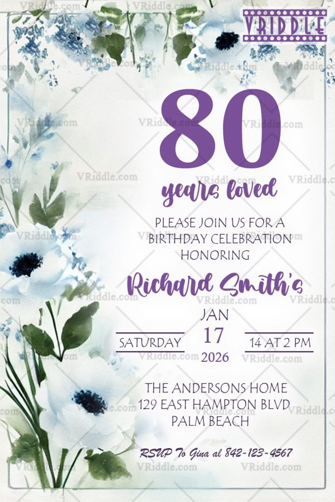 Birthday Invitations – SeeMyMarriage