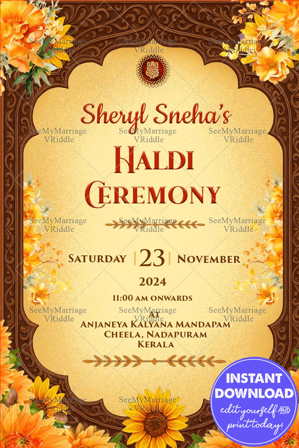Haldi Ceremony Invitation Card In Marathi Agency - Infoupdate.org